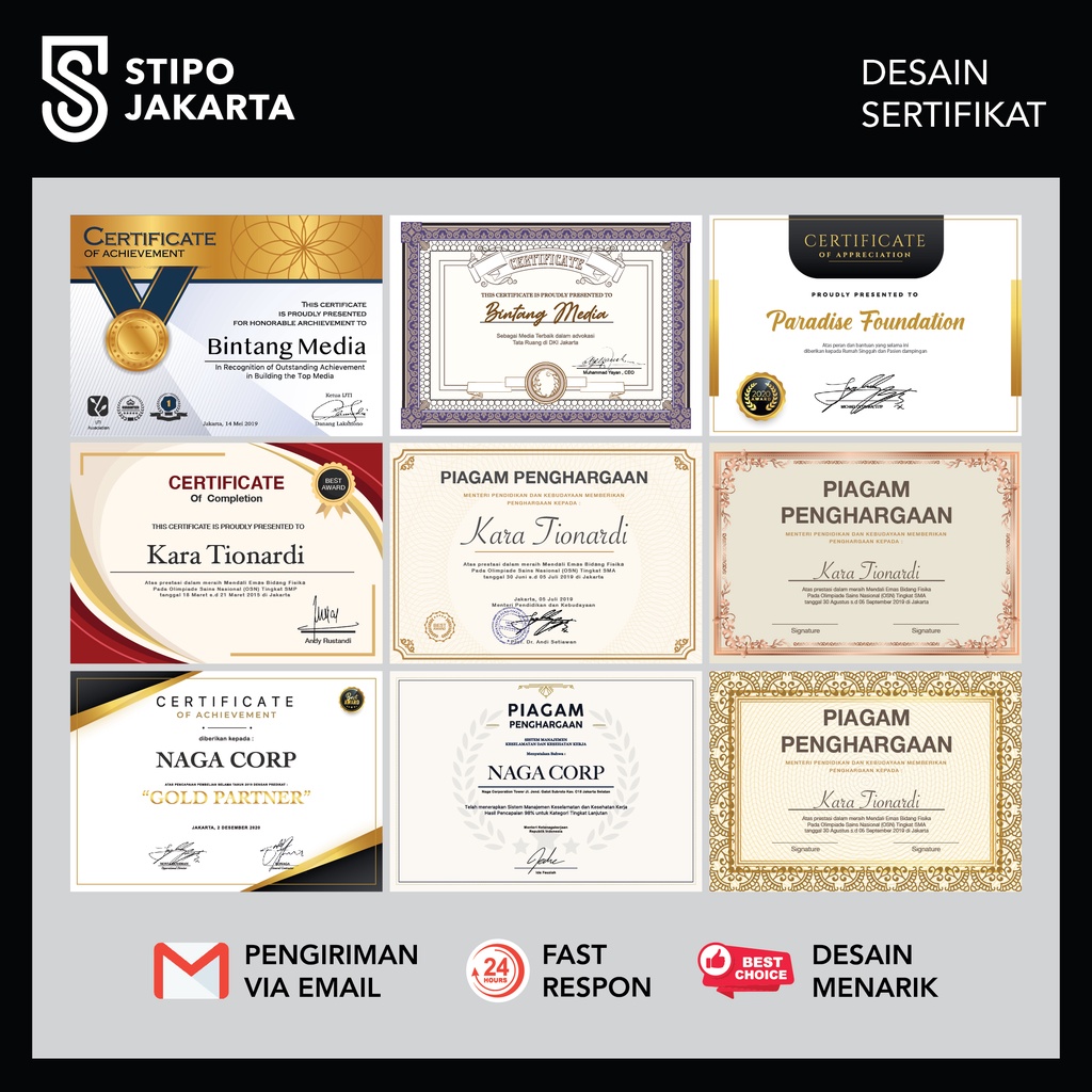 Jual Template Sertifikat Siap Edit | Shopee Indonesia