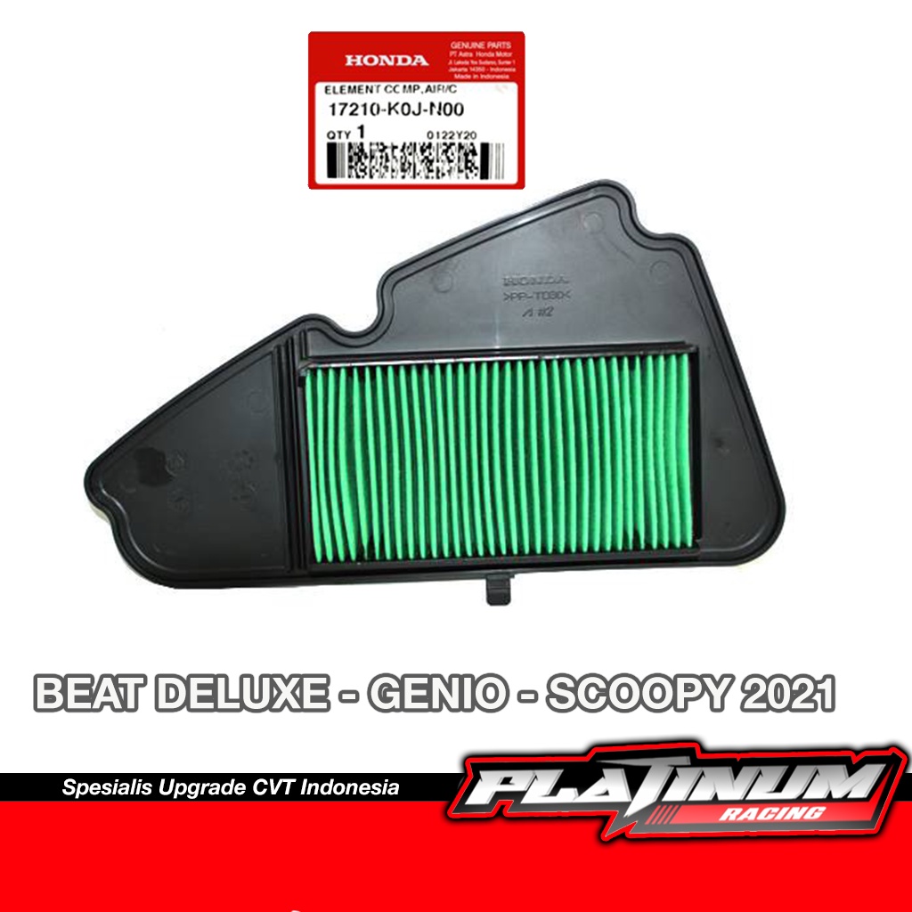 Jual FILTER UDARA SARINGAN HAWA UDARA BEAT DELUXE GENIO SCOOPY 2021 ORI ...