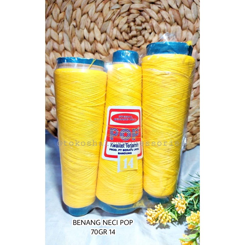 Jual BENANG NECI POP/ 70 GR/ 14 KUNING | Shopee Indonesia