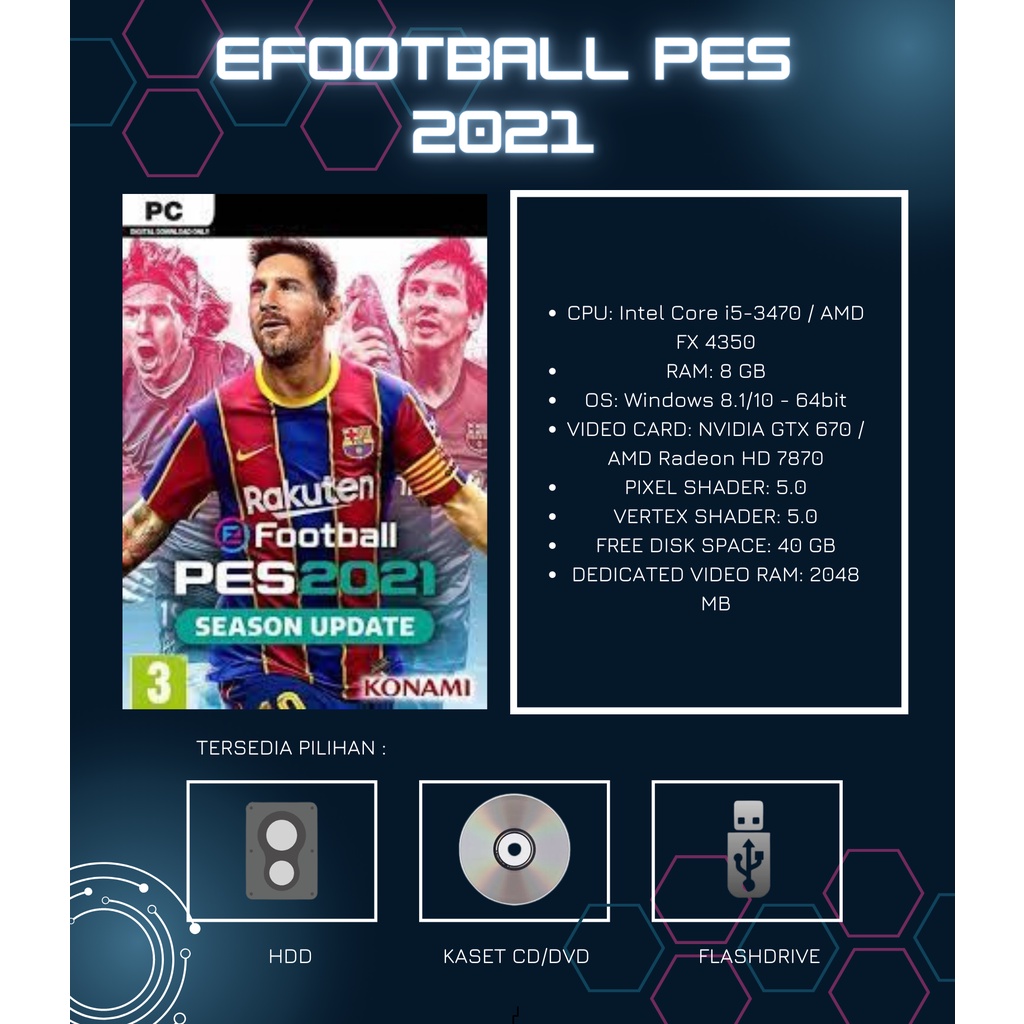 Harga efootball pes 2021 dvd Terbaru Mei 2025 | BigGo Indonesia