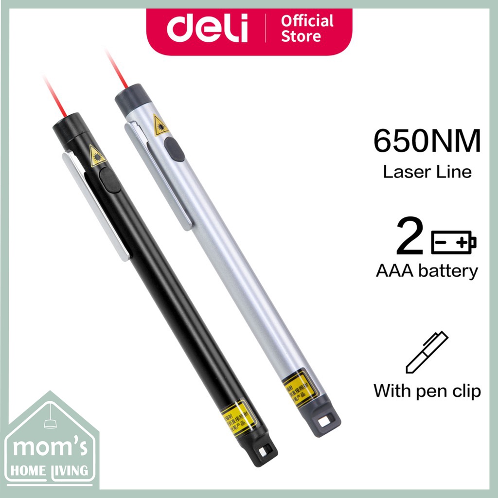 Jual Deli Laser Pointer Wireless Pen Laser Presentasi Sinar Merah Jarak ...