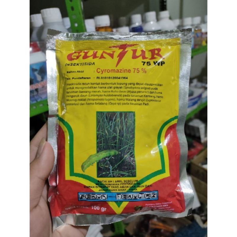 Jual Guntur 100gr insektisida pestisida Obat pertanian dan obat sawah ...