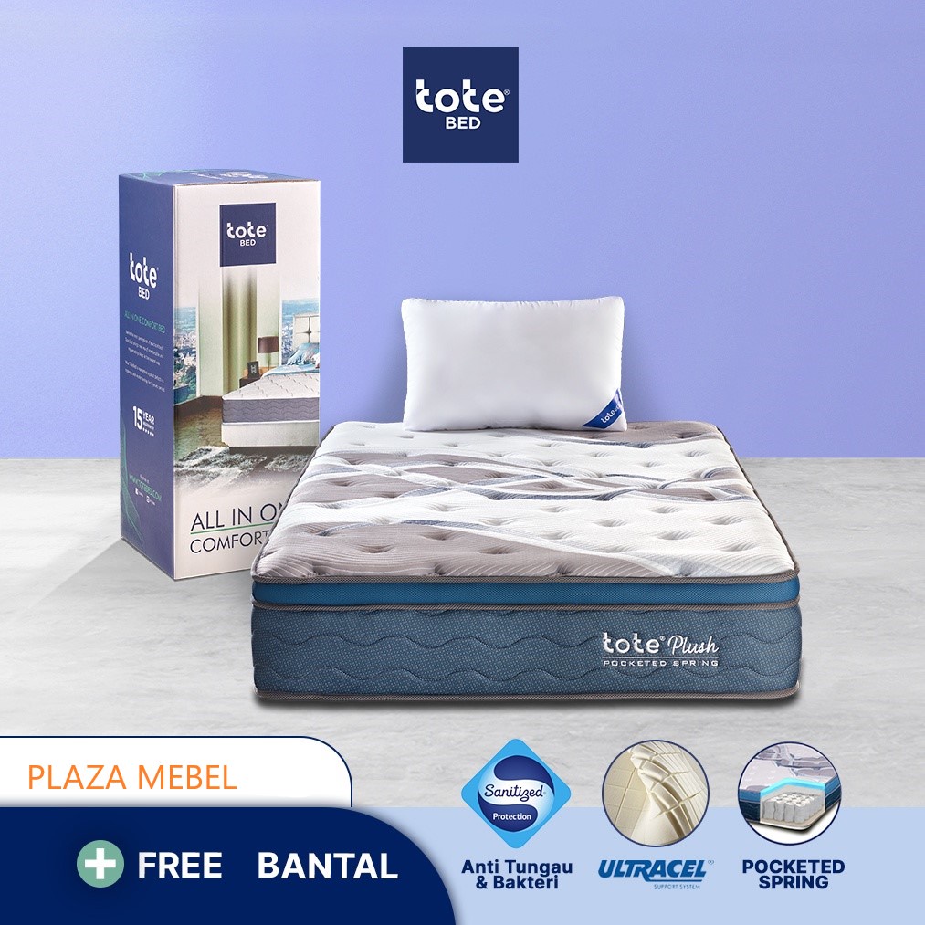 Jual Kasur in Box Matras Tote Bed Plush Top Pocket Spring / Totebed ...