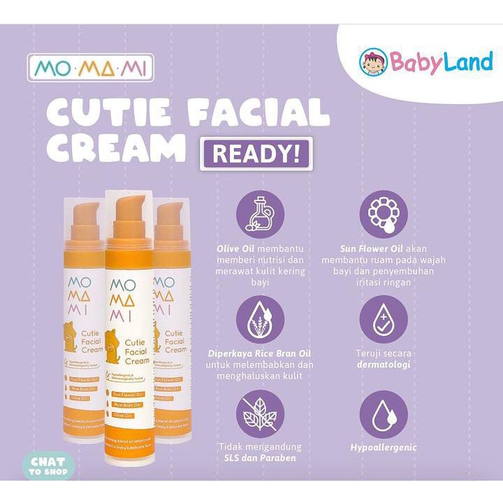 Jual Momami Cutie Facial Cream 50g | Shopee Indonesia