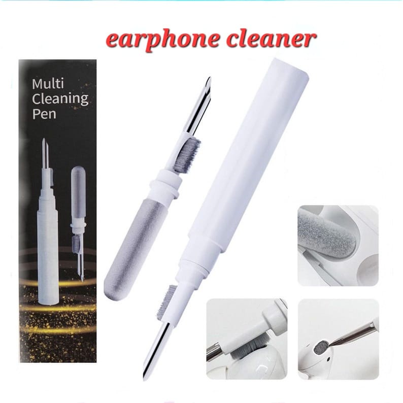 Jual Multi cleaning pen 3in1 earphone cleaner pembersih headset ...
