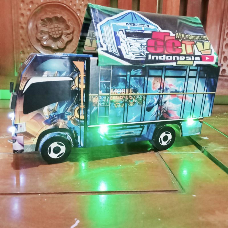 Jual miniatur truk oleng.mainan anak paling dicari.miniatur truk roda ...