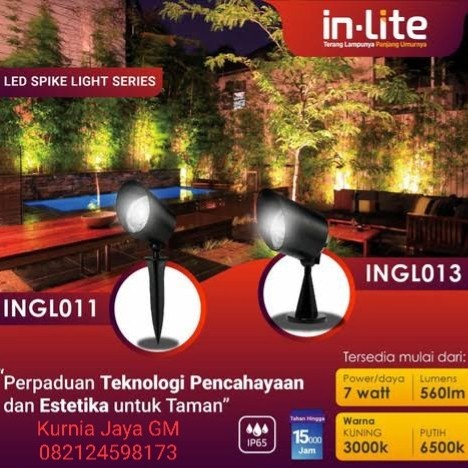 Jual Produk Terbaru Inlite Ingl011 Lampu Tancap Taman Led 7Watt Garden ...