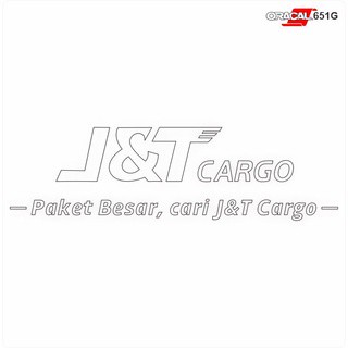 Jual JNT Cargo Ukuran Besar Cutting Stiker Jasa Kirim Stiker Sign ...