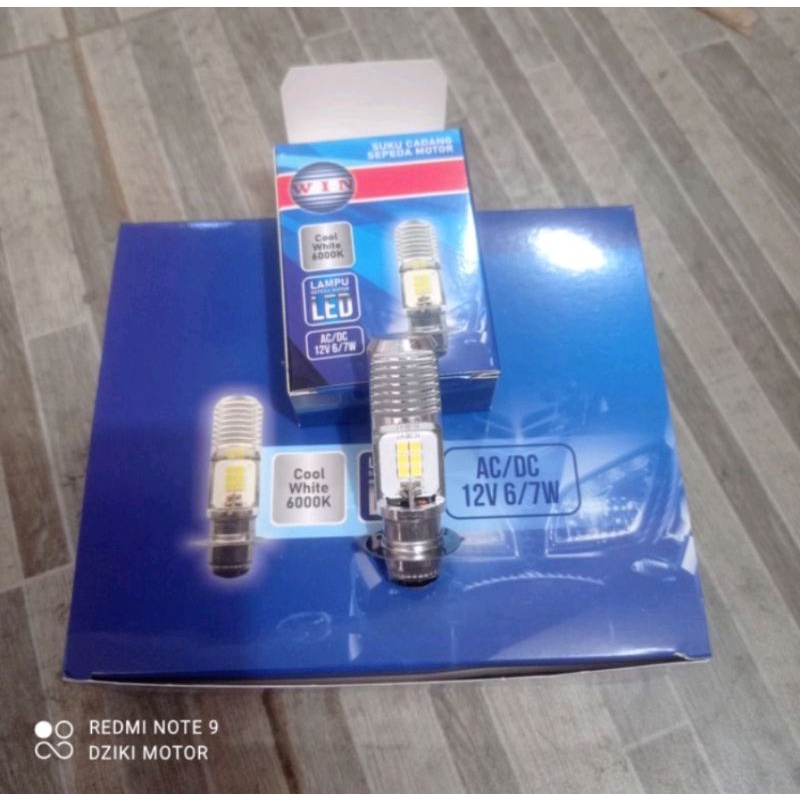 Jual Bohlam LED AC DC 12V 6/7 Whatt Putih Universal Merek WIN | Shopee ...