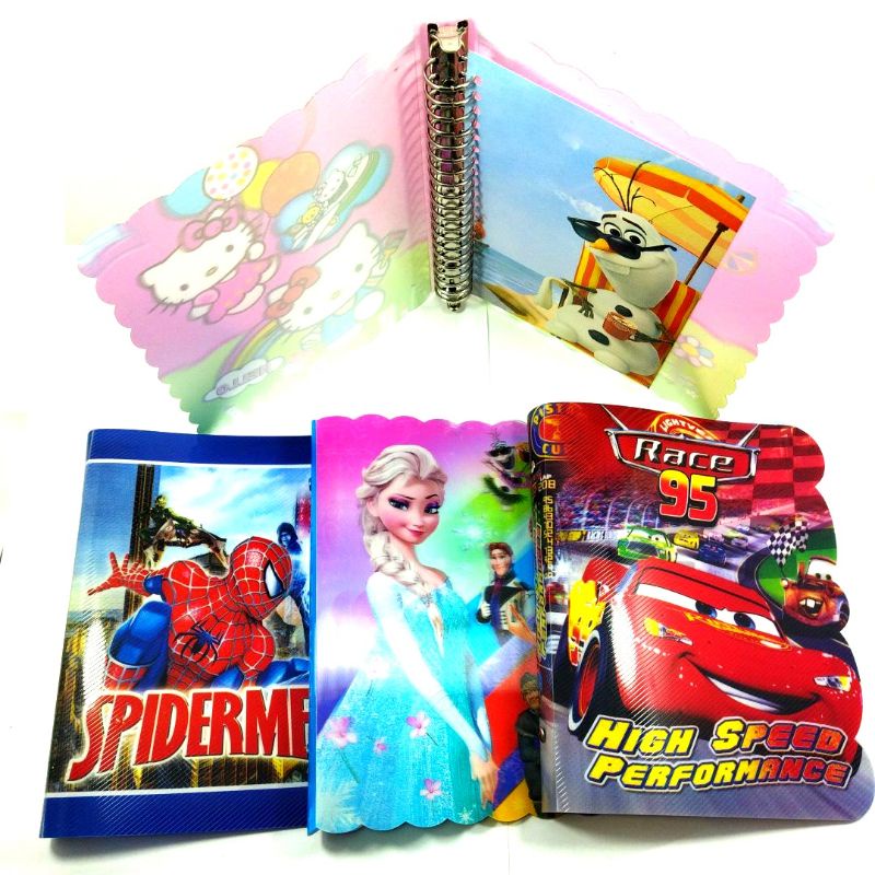 Jual Map Binder / Binder Slip / Binder Anak 3D Ukuran Quarto A5 / Map ...