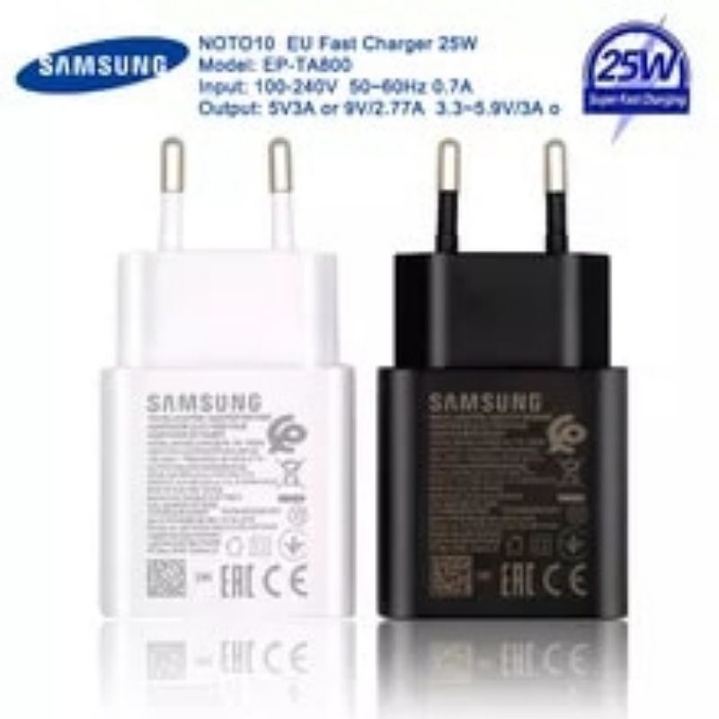 Jual CHARGER SAMSUNG ORIGINAL 25 WATT SUPER FAST CHARGING TYPE-C ...