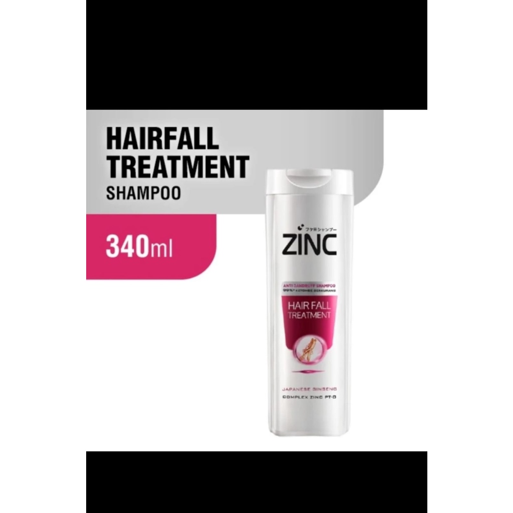 Jual ZINC Shampo 340ml Hairfall Treatment | Shopee Indonesia