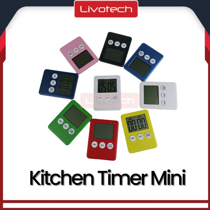 Jual Mini Kitchen Timer Dapur Digital Masak Baking Stopwatch Simple ...