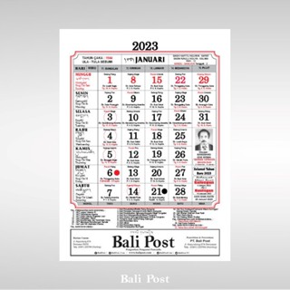Jual Kalender Bali 2023 Meja - I Bangbang Gde Wisma - Kalender Meja ...