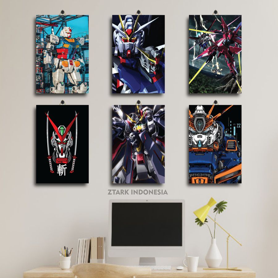 Jual 81-100 PAJANGAN RUANG ANIME GUNDAM BARBATOS UNICORN 20X30 WVEX8 ...