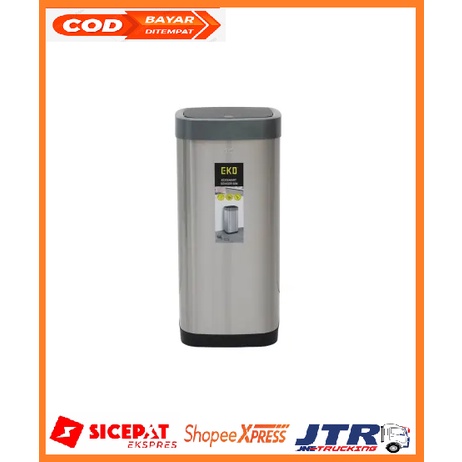 Jual Eko Tempat Sampah Sensor Gerak Ecosmart Matt Steel 50 Ltr | Shopee ...