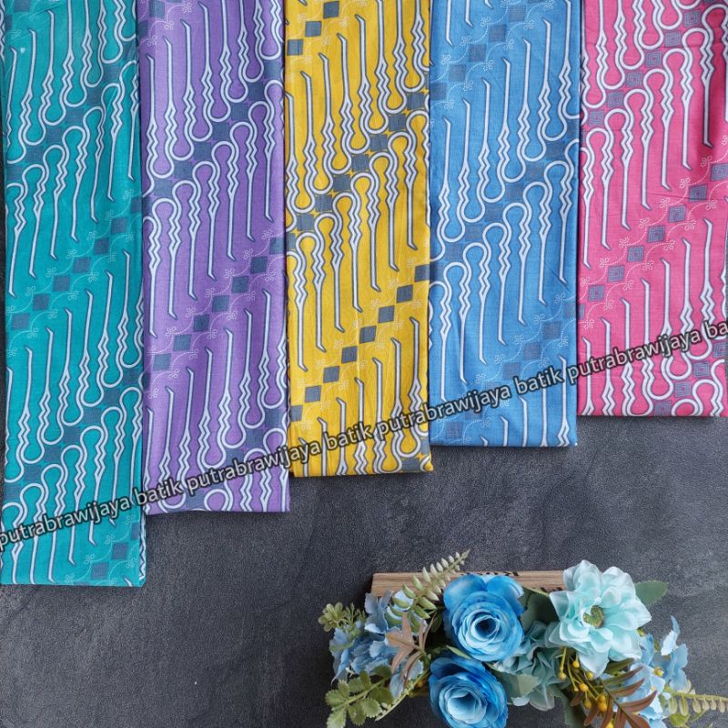 Jual Kain Batik Print Parang Jarum Soft Katun Prima Seragam Bridesmaid Tradisional Kamen Batik ...
