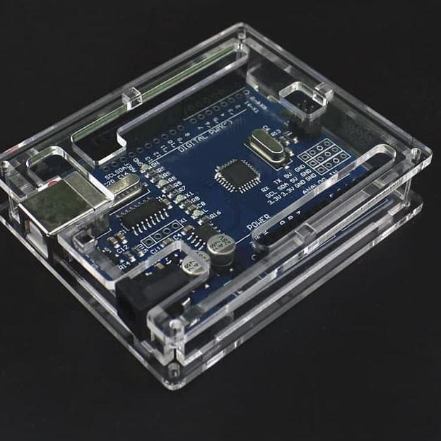 Jual New Recommended--Casing Acrylic Case Arduino Uno R3 Kotak Arduino ...