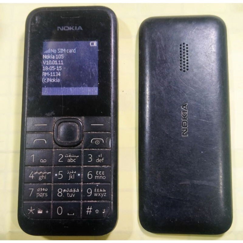 Jual Unit hp nokia 105 rm 1134 (cek deskripsi) | Shopee Indonesia