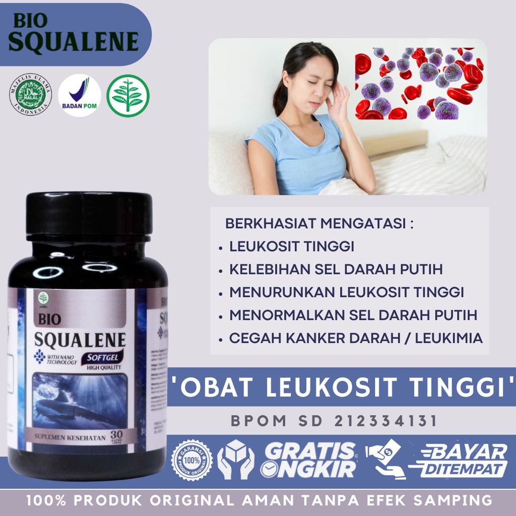 Jual Obat Leukosit Tinggi, Kelebihan Sel Darah Putih, Cegah Kanker ...
