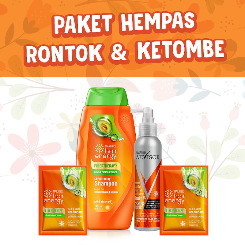 Jual Makarizo Paket Hempas Rontok & Ketombe | Shopee Indonesia