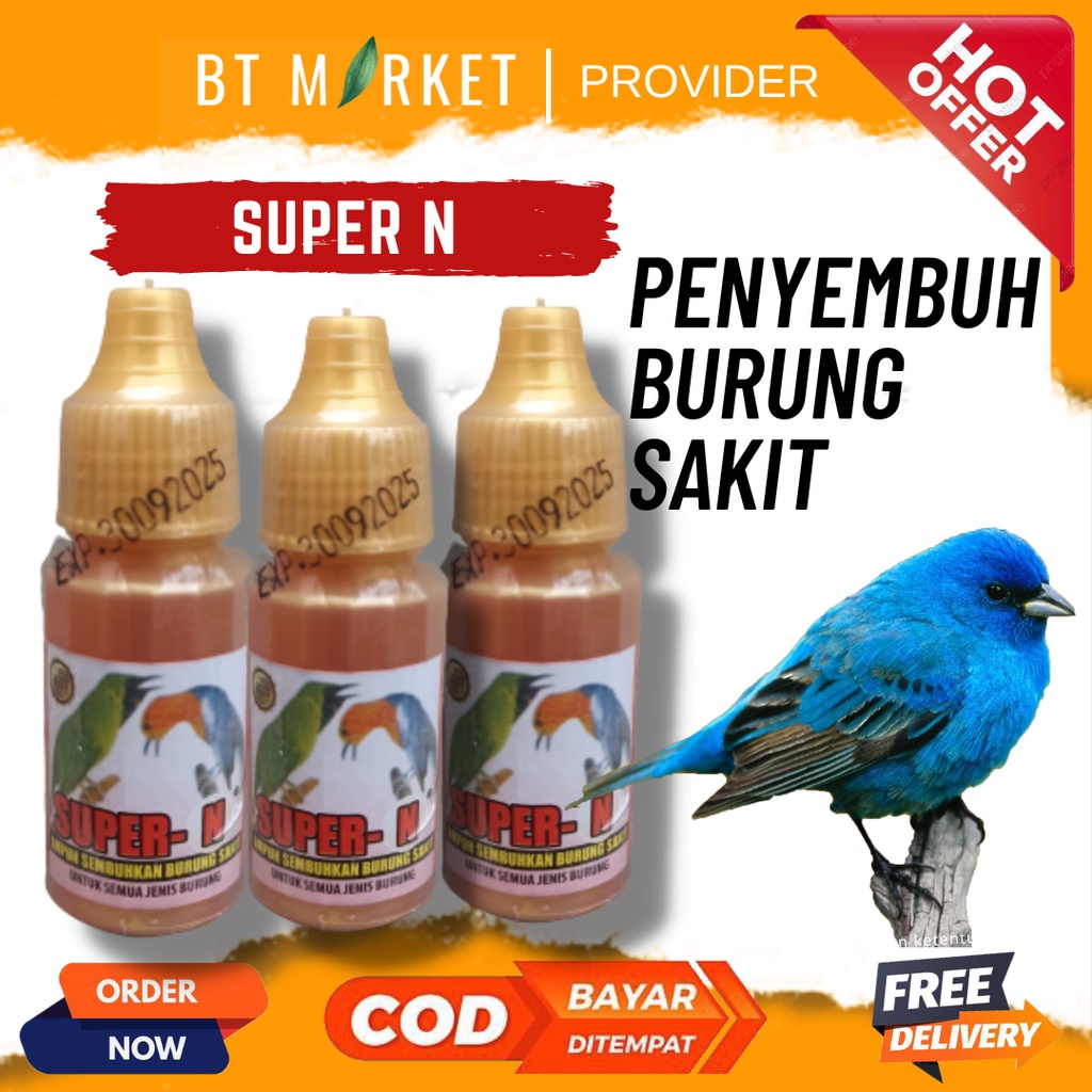 Jual OBAT BURUNG SAKIT SUPER-N SUPER KICAU INFEKSI PENCERNAAN DIARE ...