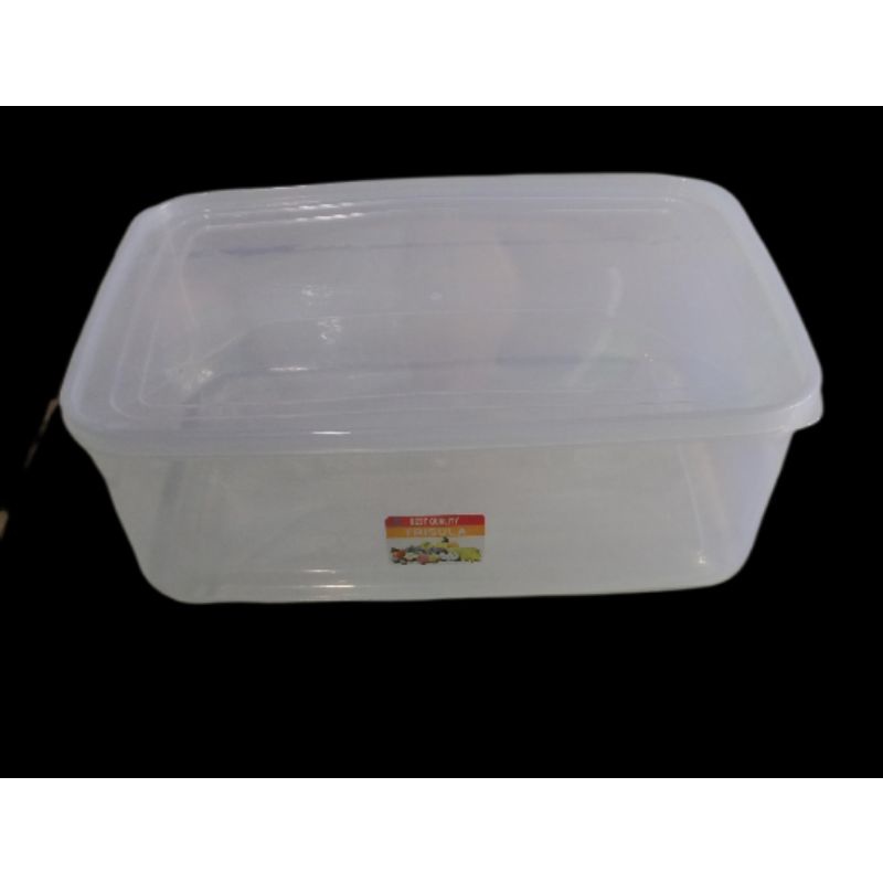 Jual food box 3500ml plastik/ kotak makan 3,5L/ tempat donat/ container | Shopee Indonesia