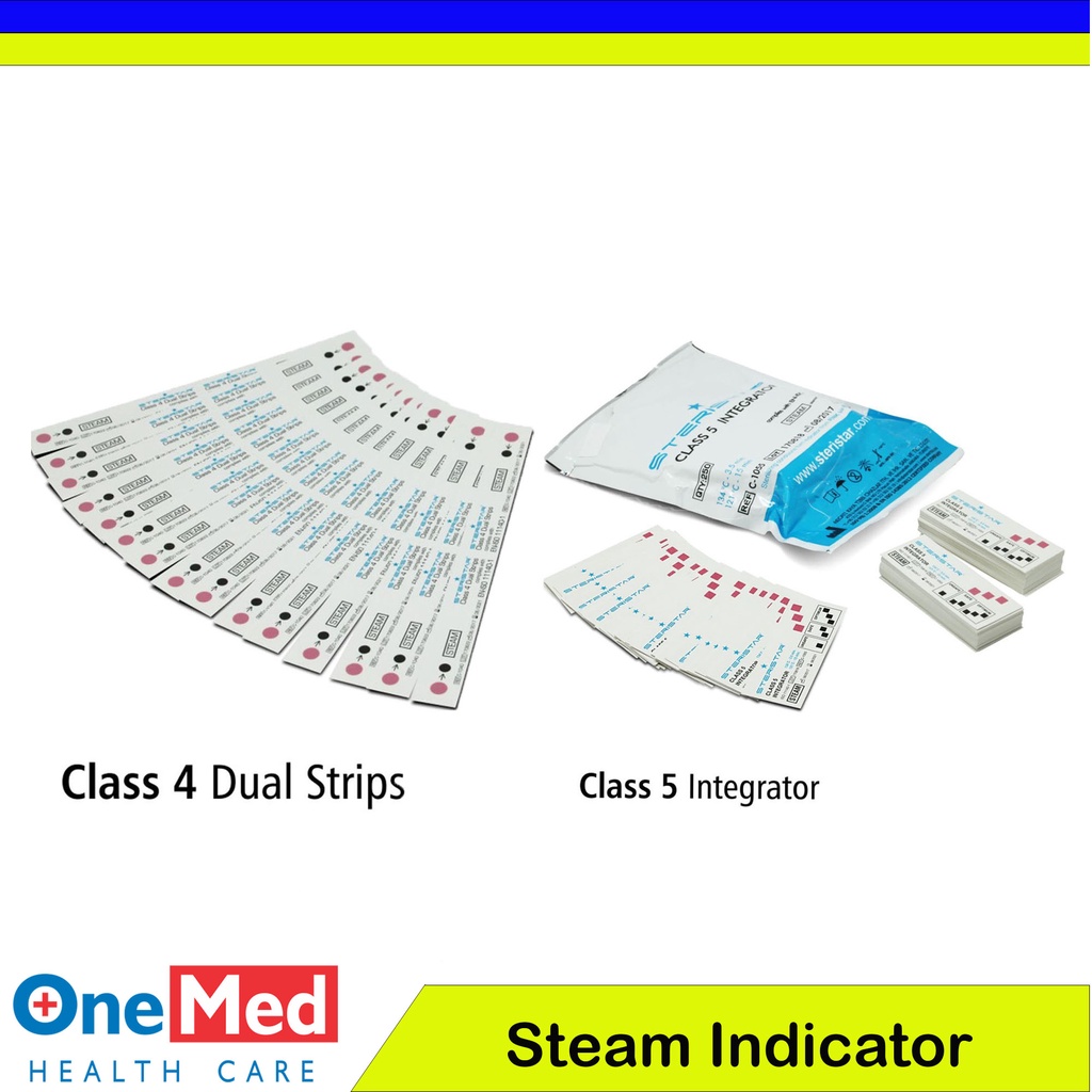 Jual Steam Indicator Class 4 Dual Strip (isi 250x2) Steri Star / Steam ...