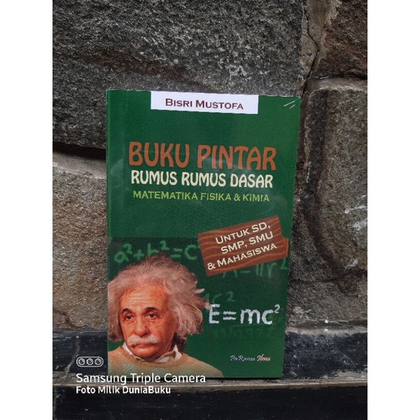 Jual Buku Origional Buku Pintar Rumus Rumus Dasar Matematika Fisika ...