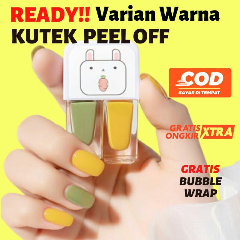 Jual Kutek Kuteks Kutex Kotek Cutek Cat Kuku 2in1 Korea Gliter Glitter ...