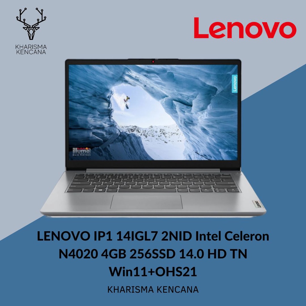 Jual LENOVO IP1 14IGL7 2NID Intel Celeron N4020 4GB 256SSD 14.0 HD TN ...