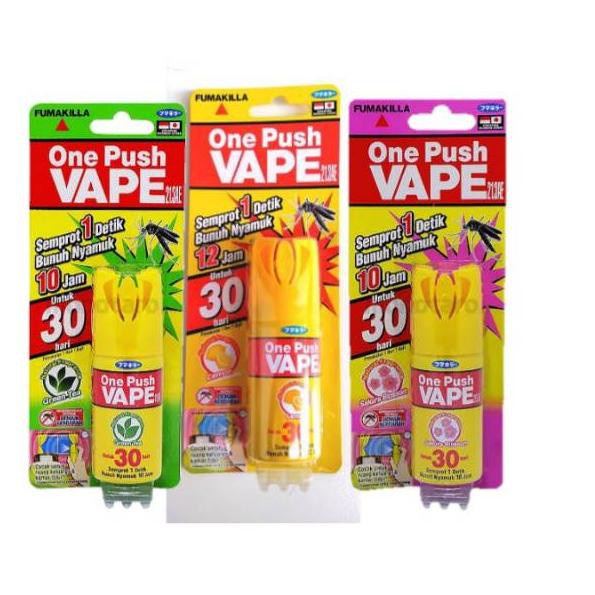 Jual One Push Vape 30 Hari Obat Nyamuk Spray 1X Semprot Sakura Blossom 10mL | Shopee Indonesia