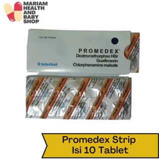 Jual Promedex Strip Isi 10 Tablet - Meredakan Batuk Karna Alergi ...