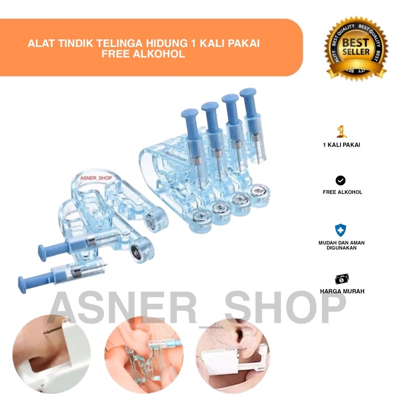 Jual Tindik telinga Ear piercing Alat Pasang anting telinga Hidung ...