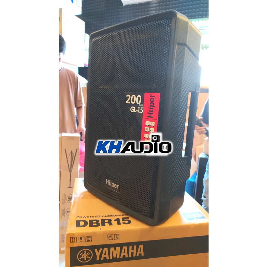 Jual Speaker Portable Meeting HUPER GL15 / GL 15 Original 15 Inch 200 Watt | Shopee Indonesia