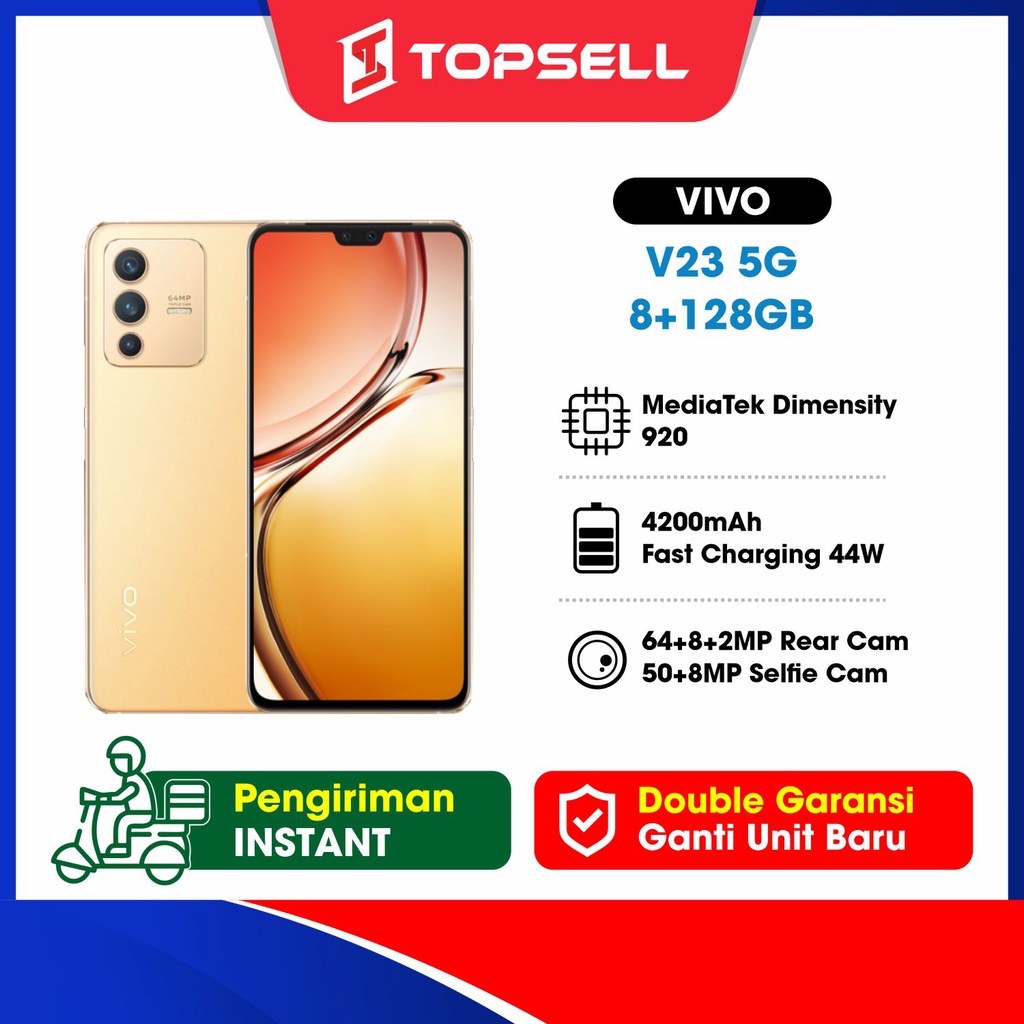 Jual Vivo V23 5G 8/128GB Garansi Resmi 12 Bulan | Shopee Indonesia