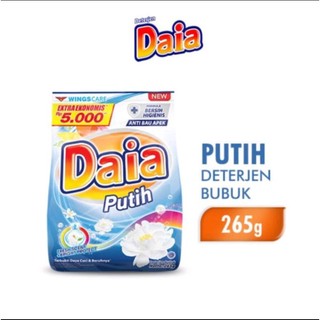Jual Daia 5000 Deterjen Bubuk 265gram kemasan ekonomis | Shopee Indonesia