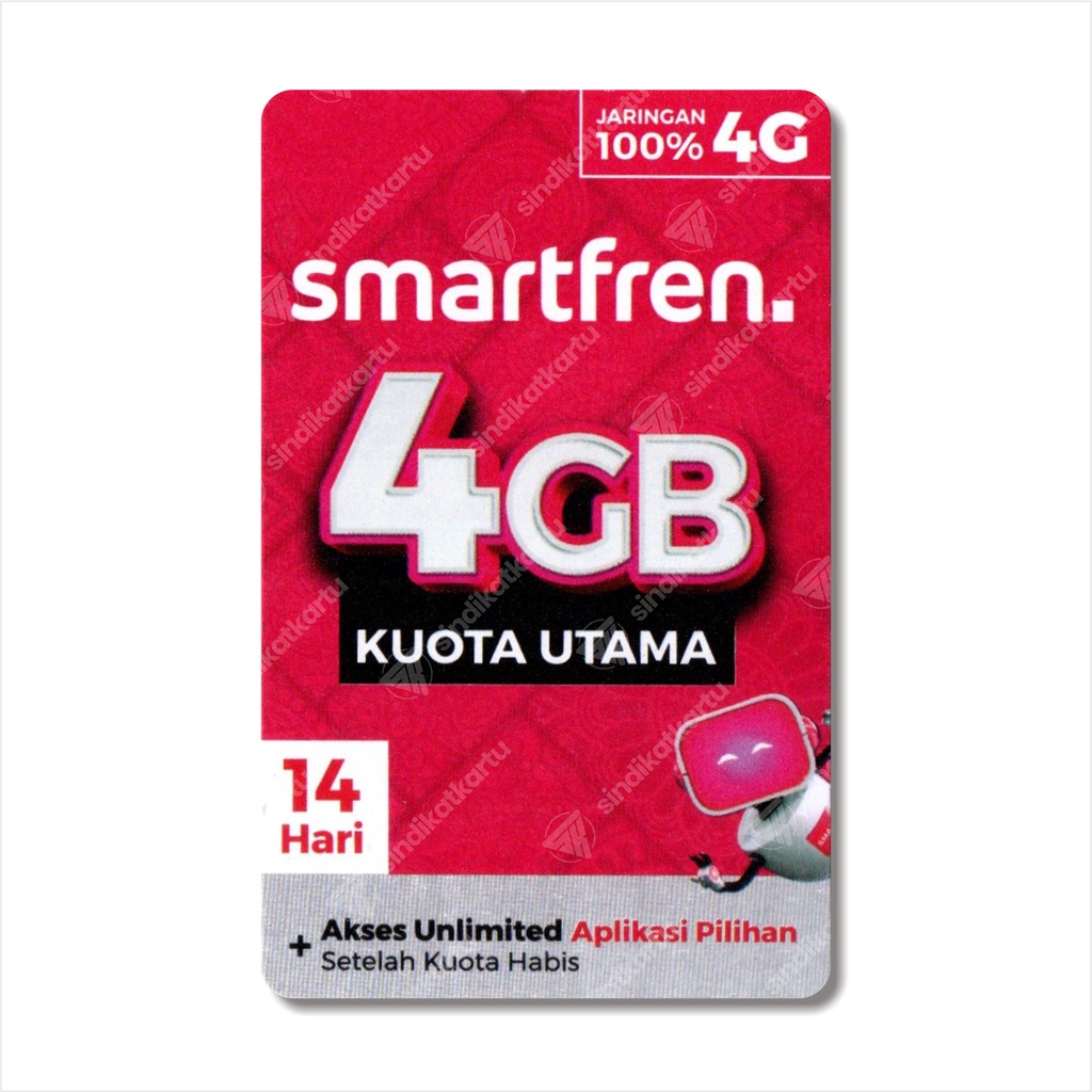 Jual Voucher Smartfren 4GB + Apps (14Hari) | Shopee Indonesia