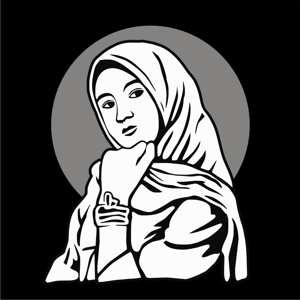 Jual (Softfile) Jasa Edit Foto Ilustrasi Siluet Wajah Vector Linear ...