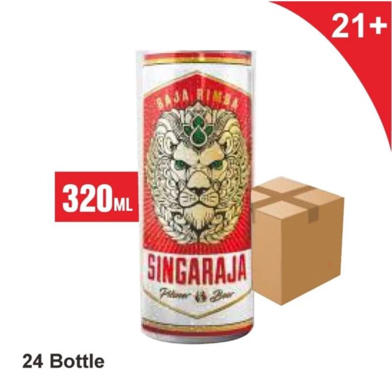 Jual 24 Kaleng Bir Singaraja 320ml | Shopee Indonesia