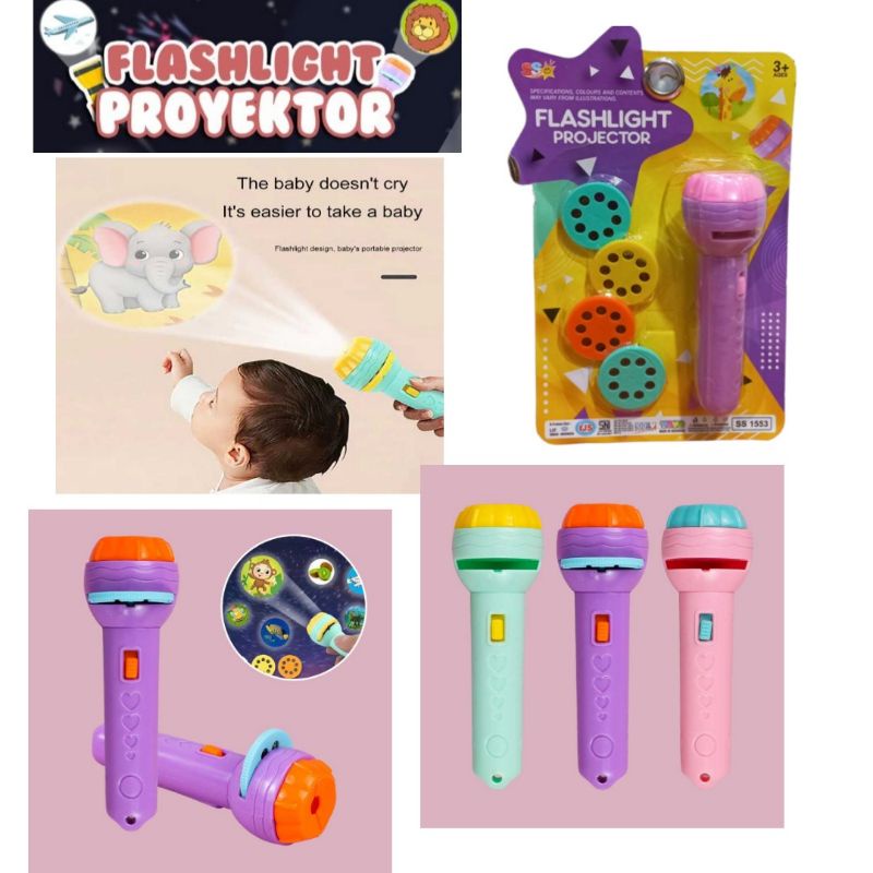Jual Mainan Edukasi Anak Senter Proyektor / Fun Flashlight / Mainan ...