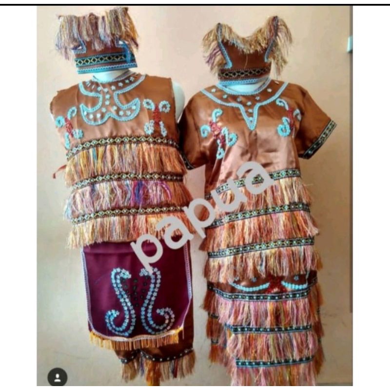 Jual Pakaian Adat Papua PAUD TK SD // Baju Adat Irian // Baju Adat ...