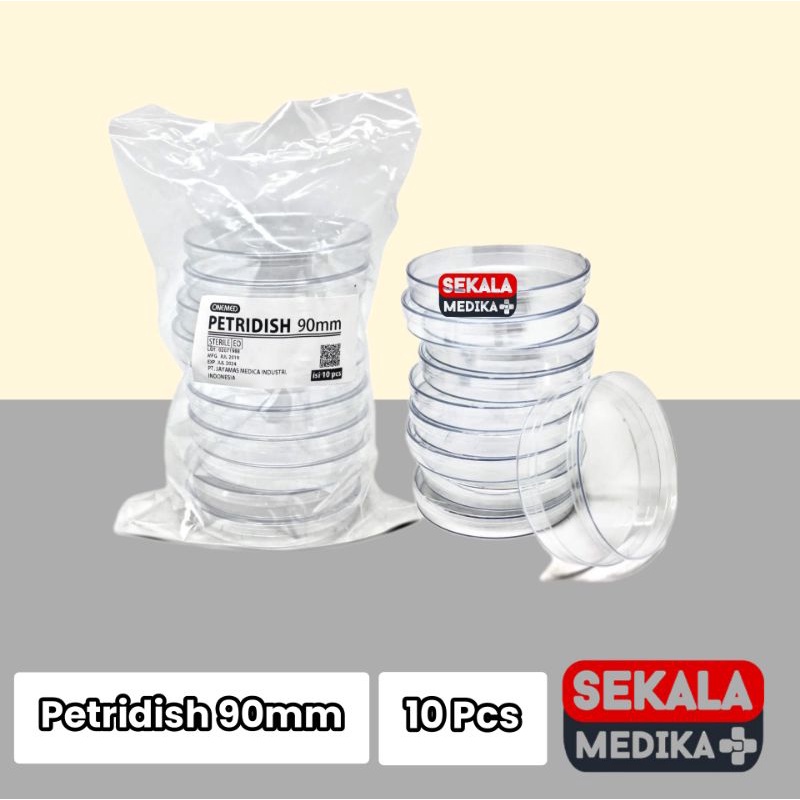 Jual Petridish Cawan Petri 90 mm Onemed Isi 10 Bh | Shopee Indonesia