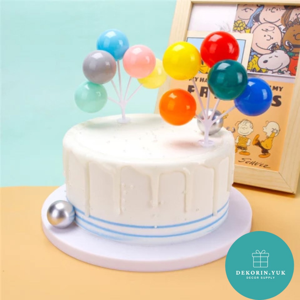 Jual CAKE TOPPER BENTUK BALON / hiasan kue ulang tahun balon ...