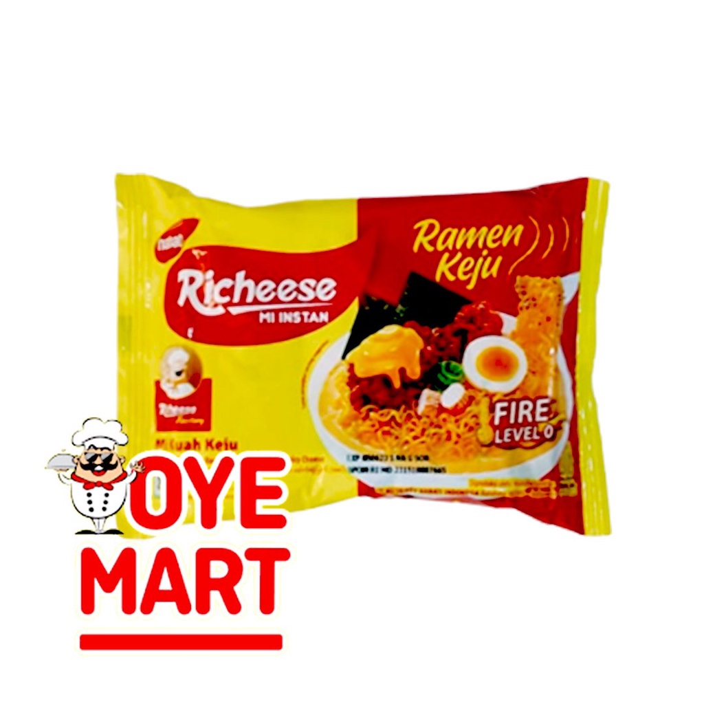 Jual RICHEESE MI INSTAN RAMEN KEJU 65GR FIRE LEVEL 0 | Shopee Indonesia