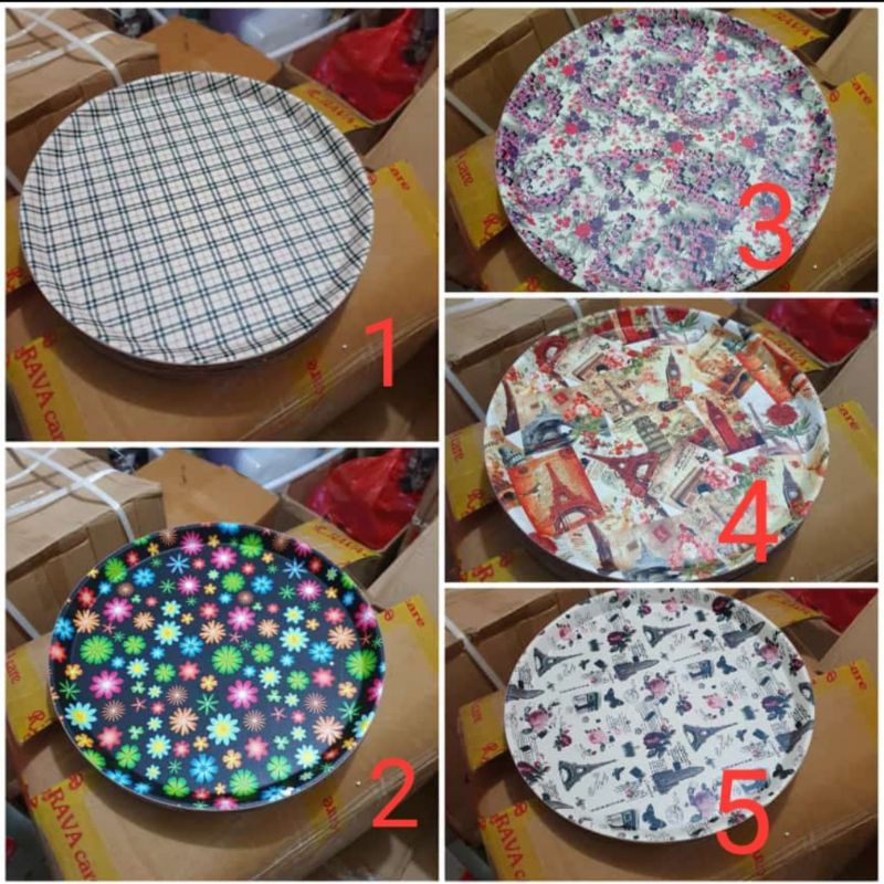 Jual Nampan Bulat Plastik Anti Slip | Shopee Indonesia