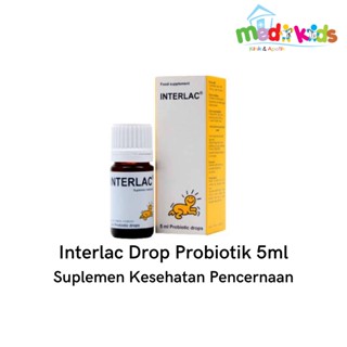 Jual Interlac Probiotic Oral Drop Probiotik Drops 5ml (FREE ICE PACK ...