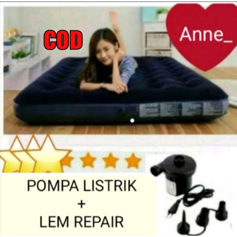 Jual Kasur Angin Pompa Listrik BESTWAY Double 2 Orang#67002-67001/Kasur ...