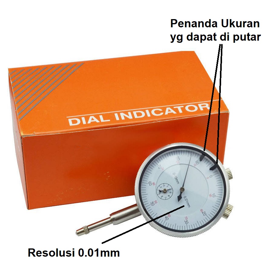 Jual Dial Indicator Dial Gauge Alat Ukur Goyangan Pengukur Poros Kerataan Bidang | Shopee Indonesia