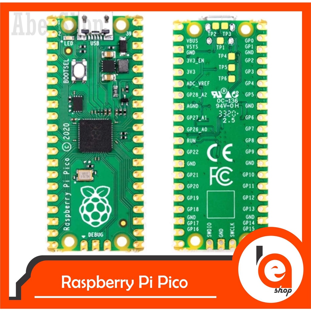 Jual Microcontroller Board Raspberry Pi Pico Rp2040 Arm Microcontroller Shopee Indonesia